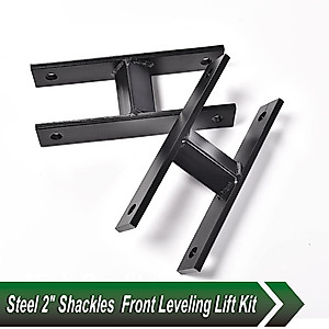 VRracing 2" Leveling Lift Kit Compatible with 1999-2004 Ford F250 F350 4WD Shackles Front Leveling Lift