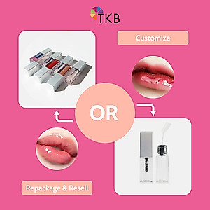 TKB Lip Gloss Base (Flexagel M) | Ready-to-Wear| Moisturizing, High Shine, Crystal Clear, Vegan and Cruelty free| Made in USA. (11 oz (2 of 5.5 oz bag))