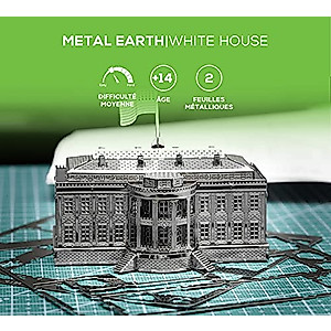 Fascinations Metal Earth White House 3D Metal Model Kit