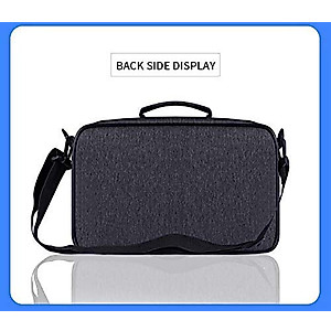Professional Speed Cube Storage Bag with Individual Compartments for Timer/Cubes/Cup/ Mat Supplies- Black Satchel Shoulder Bag Carry Case Perfect for Competitions- from MRC