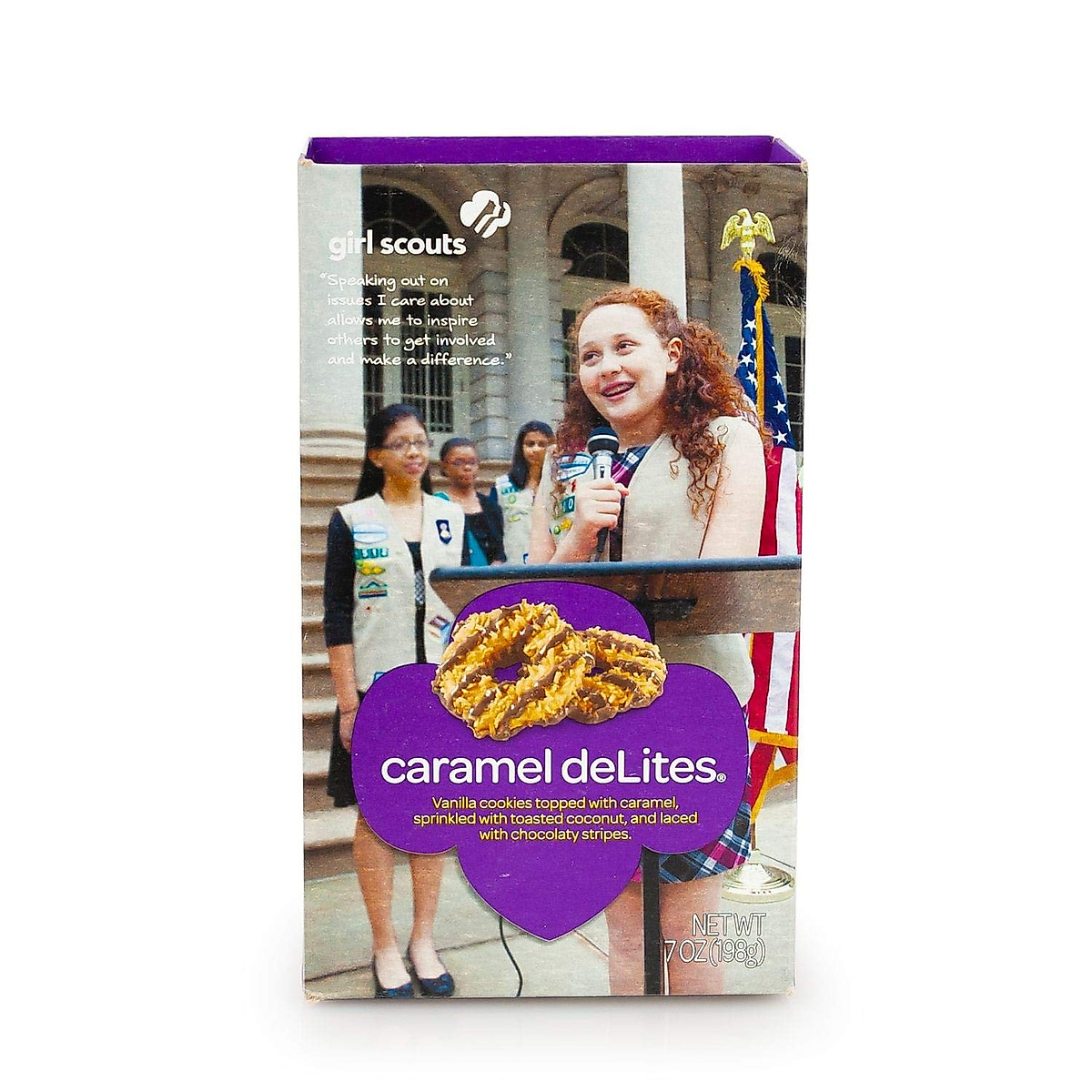 Girl Scout Caramel DeLites Cookies 7 Ounce Box