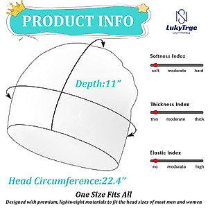 ZAMAKS EMF Protection Beanies Cap, Unisex Faraday Hat, Microwave Radiation Blocking Stretch Cap Black