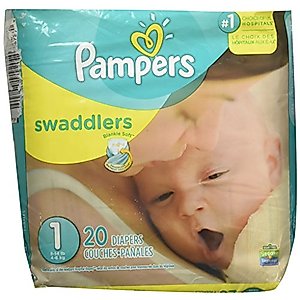 Pamper Swaddler Size 1 20 diapers