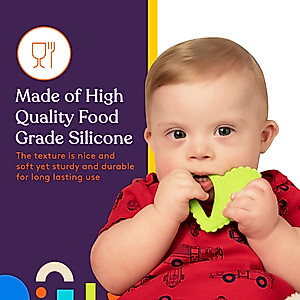 Special Supplies Teether Heart Spoon Oral Motor Therapy Tools, Textured Stimulation and Sensory Input Treatment for Babies and Toddlers, BPA Free Silicone, Dual Use Spoon Plus Teether