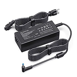 45W Laptops Charger for HP Pavilion Chromebook 14 11 G3 G4 X360, Stream Envy Spectre Elitebook 850-G3 840-G3 820-G3 741727-001 65W/45W Bule Tip Notebook Adapter Power Cord