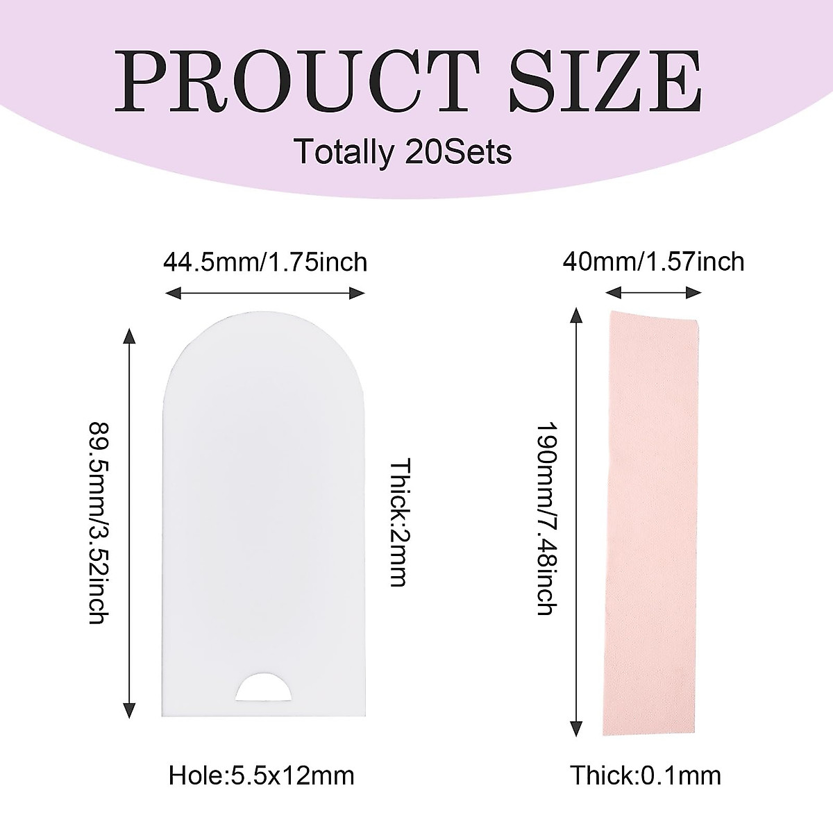 Beadthoven 20 Sets Acrylic Place Cards Wedding Name Cards Acrylic Name Plate Table Number Cards Table Name Tags Signs with Ribbon for Wedding Birthday Dinner Party Table Setting Guest Names