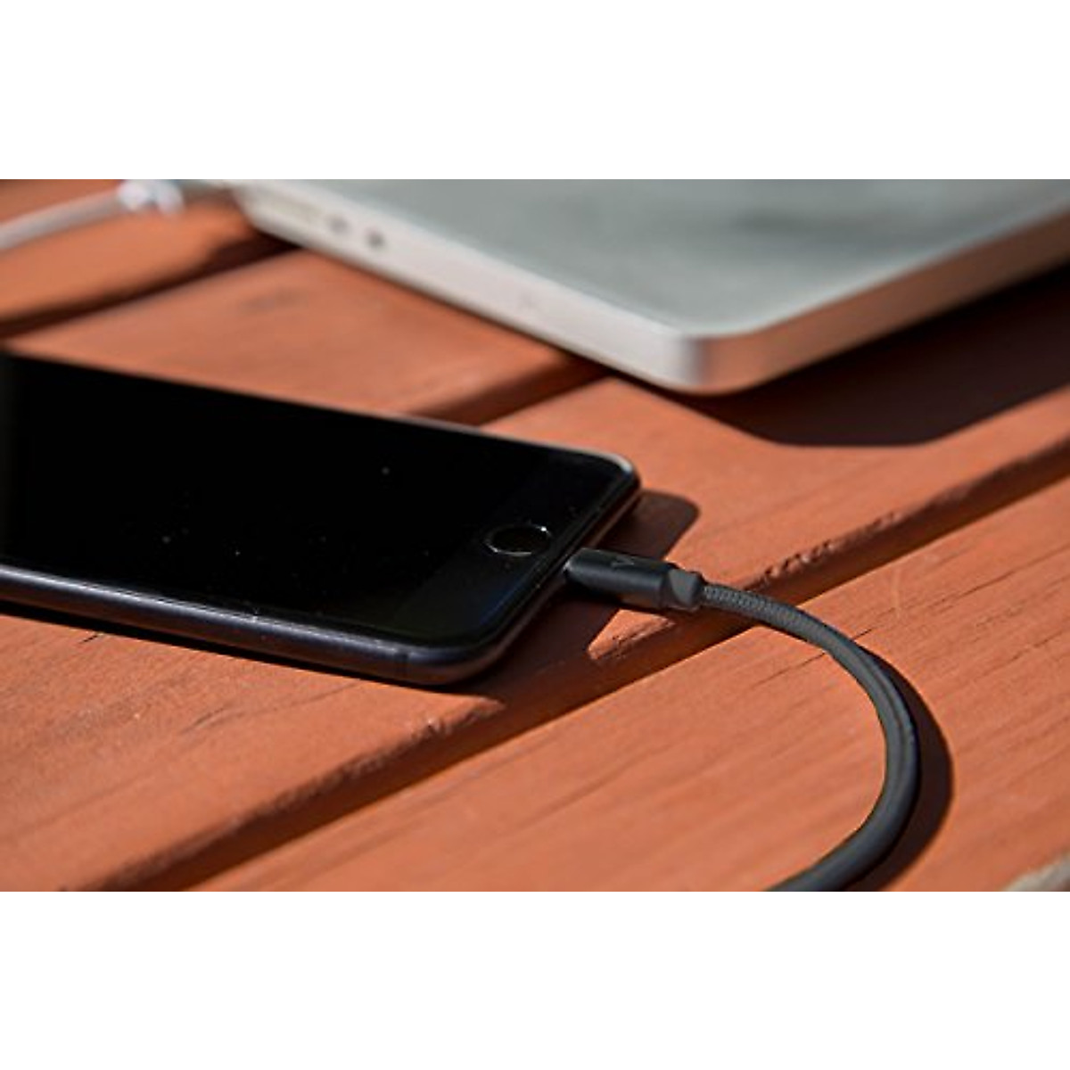 vCharged iPhone Charger Cable 2ft, 2 Pack Apple MFi Certified Lightning Cables Premium Nylon Braided Fast Charging USB Cord for iPhone 14 Pro Max, 13, 12, 11/Mini, XR, XS/Max, X, iPad, Airpods - Black