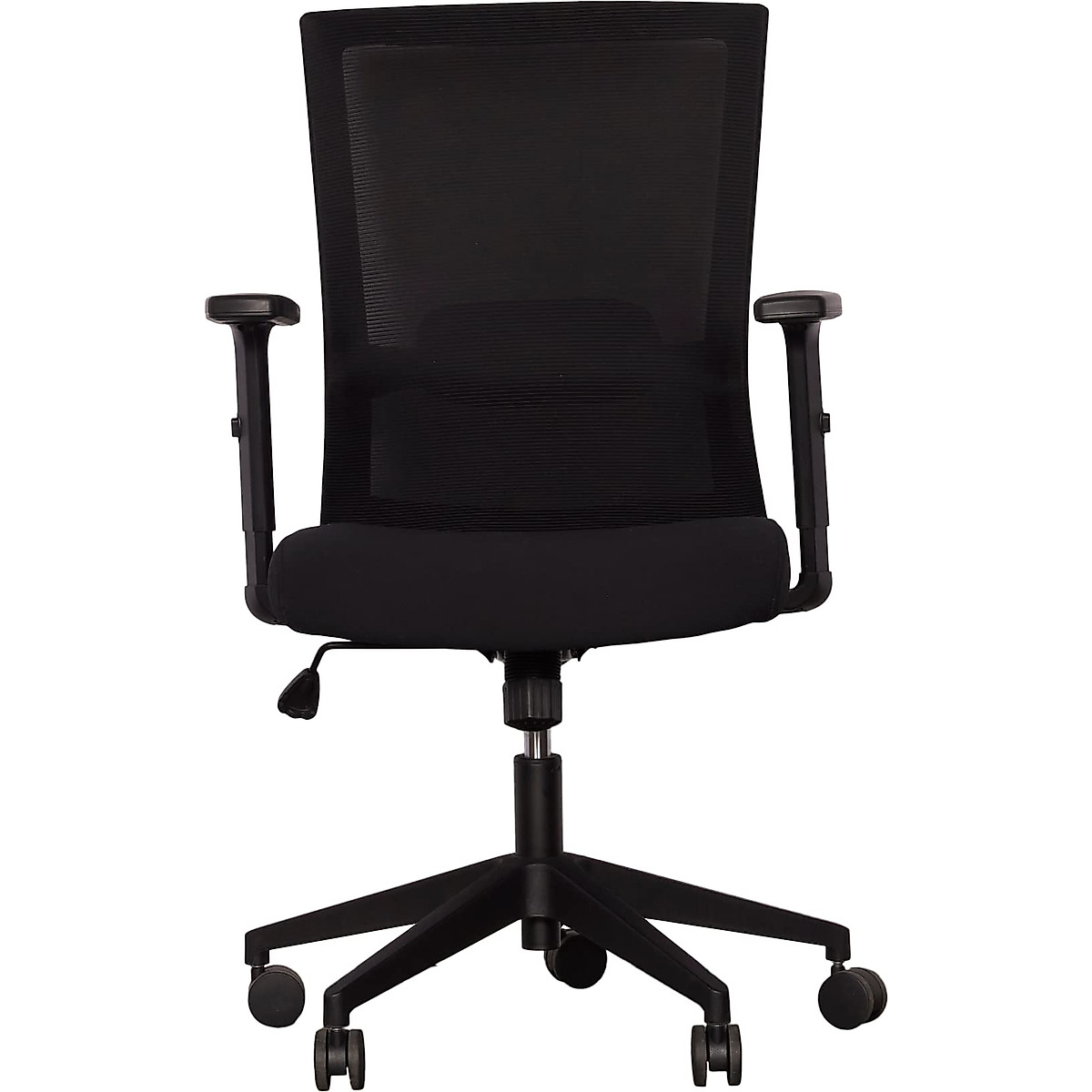 WeWork We Work Office Chair with Adjustable Arms and Lumbar Support, in Black