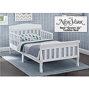 Delta Children Canton Toddler Bed - Greenguard Gold Certified, White