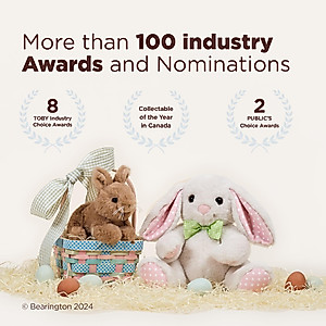 Bearington Collection Twirlina Ballerina Plush Stuffed Animal Bunny 12"