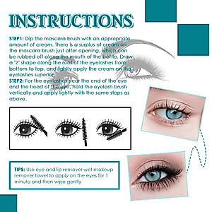 Volume and Length Mascara, Black Mascara 0.38 Ounce