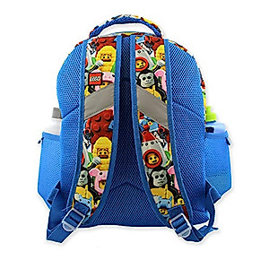 Lego Minifigures Boy's Girl's 16 Inch School Backpack (One Size, Lego Minifigures)