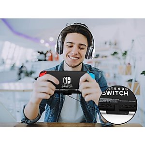 HomeSpot Bundle Bluetooth Audio Transmitter Adapter with Built-in Digital Mic aptX Low Latency with Network Adapter USB 3.0 to Ethernet RJ45 Gigabit LAN for 10/100/1000 Mbps for Nintendo Switch