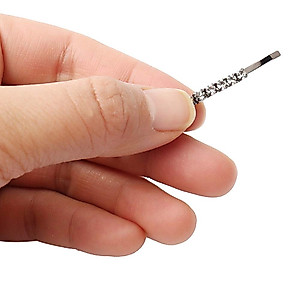 12 Pieces Rhinestone Bobby Pins, Silver Metal Hair Clips Diamond Bobby Pins Crystal Hair Pin for Prom Bridal Wedding Hair Accessories Gift Stocking Stuffers for Women Girls