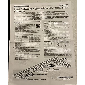 Enphase IQ 7+ Interactive Inverter, IQ7PLUS-72-2-US, Powered 60-Cell & 72-Cell