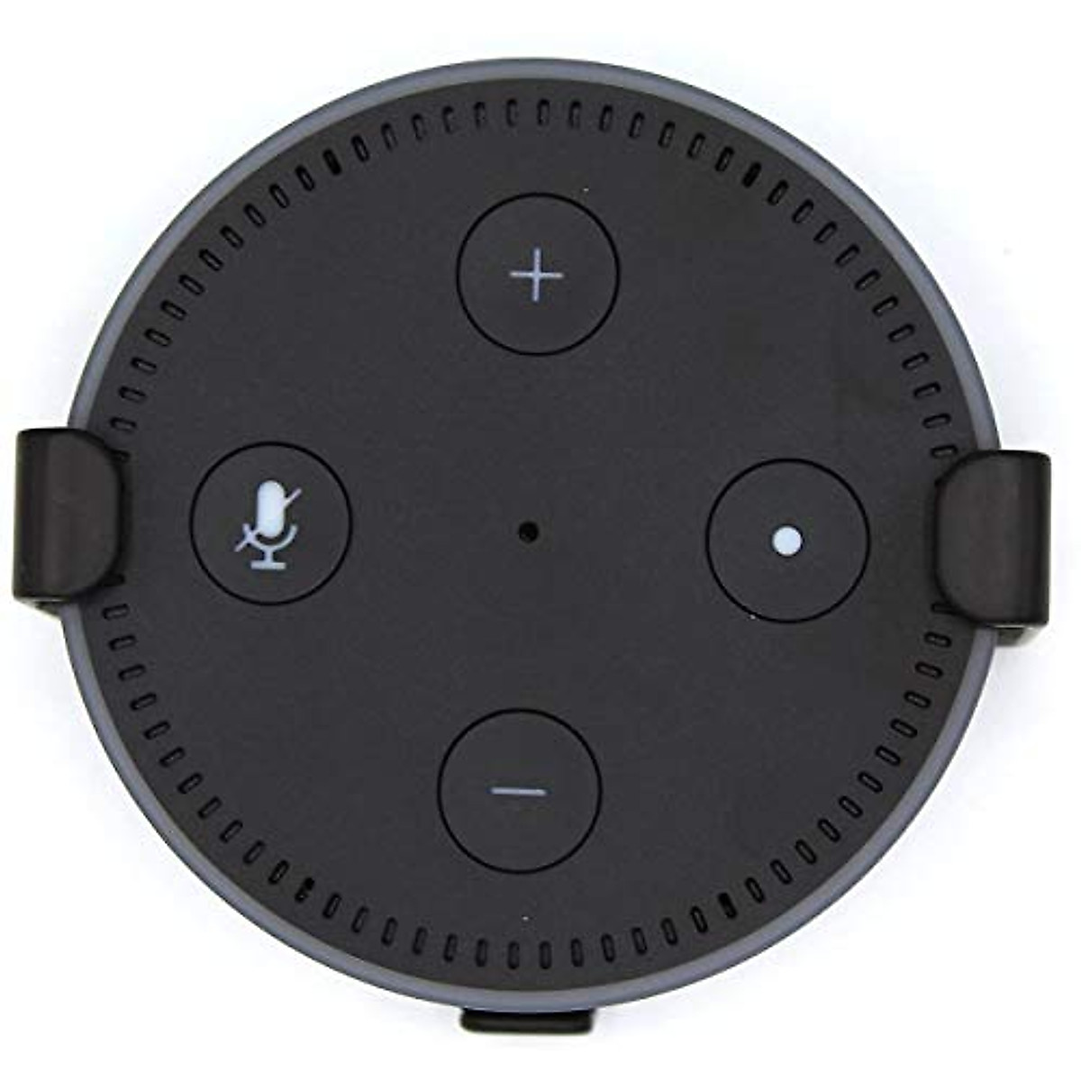 Mount Plus SB-47B Wall Mount Bracket for Amazon Echo Dot, Metal Clip Holder for 2nd Generation Echo Dot Smart Speaker (1 Pack Black)