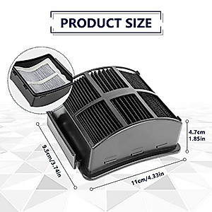 KEEPOW 2998 Replacement Filter Compatible with Bissell MultiClean Lift-Off Pet Vacuum 2998 31259 2999 2849 3000 3057 28492 3399 2852 31269 3125W, Part# 1625641