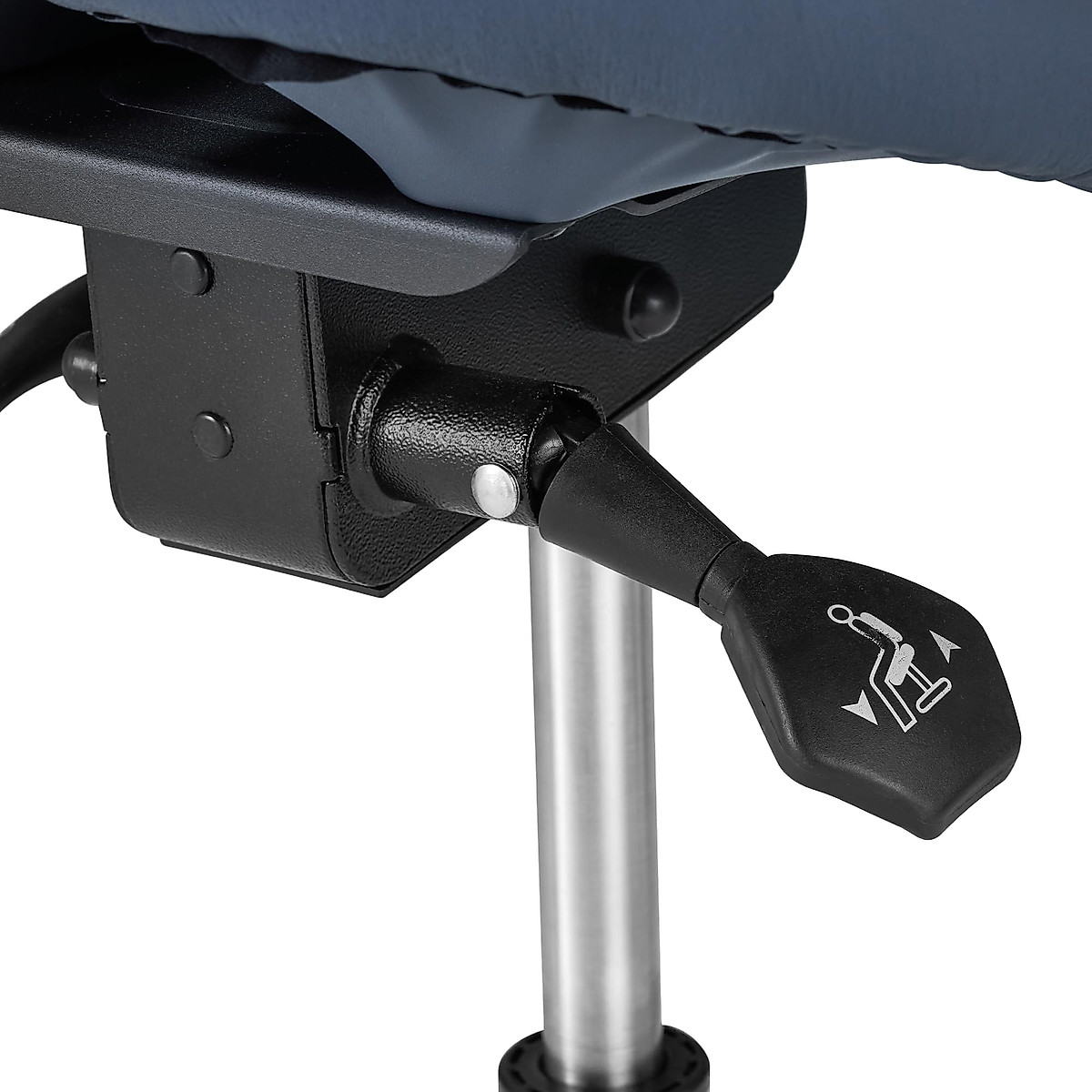 Master Massage Berkeley Ergonomic Split Style Saddle Stool in Royal Blue