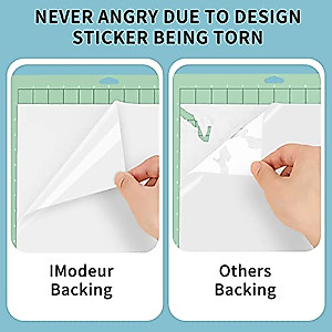 IModeur White Permanent Vinyl - 12" x 10 FT Glossy White Adhesive Vinyl Roll for Cricut, Adhesive Craft Vinyl Bundle, Vinyl Roll for Cup Decor, Party Decoration, Sticker