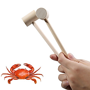 18 Pieces Wooden Hammers, Cute Mini Hammers for Crafts and Breakable Heart Chocolate