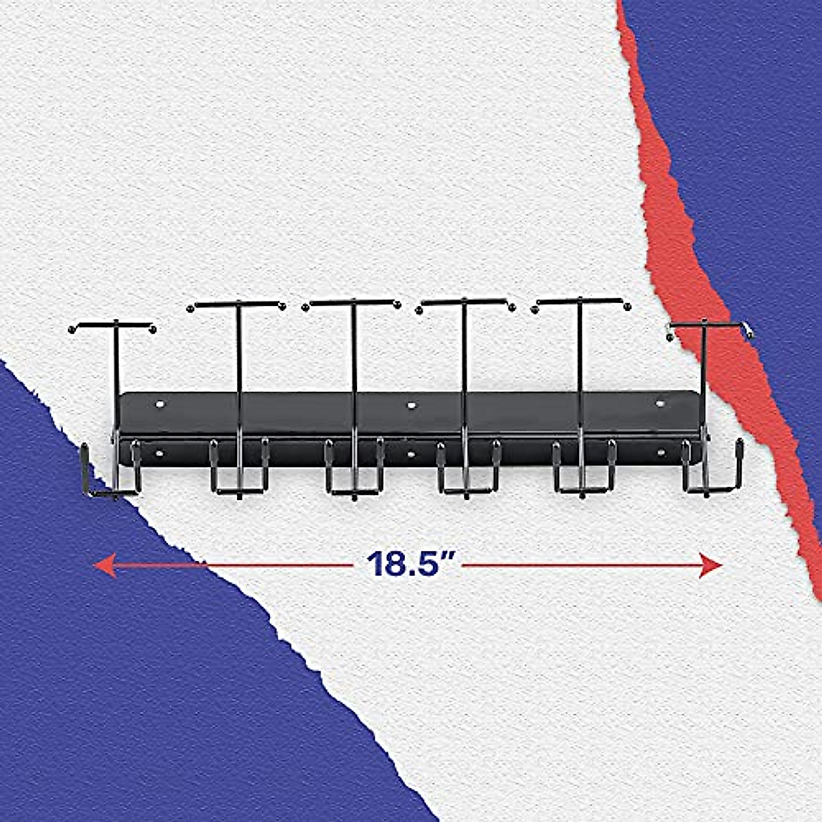 BarberMate Barber Buddy 6-Slot Clipper Rack, Barber Clipper and Hair Tool Organizer, Salon Station Rack, Professional Barber Supplies and Accessories
