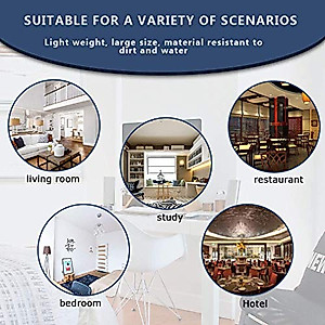 Room Dividers and Folding Privacy Screens 4 Panel 6 ft Foldable Portable Room Seperating Divider, Handwork Wood Mesh Woven Design Room Divider Wall, Room Partitions and Dividers Freestanding, Black