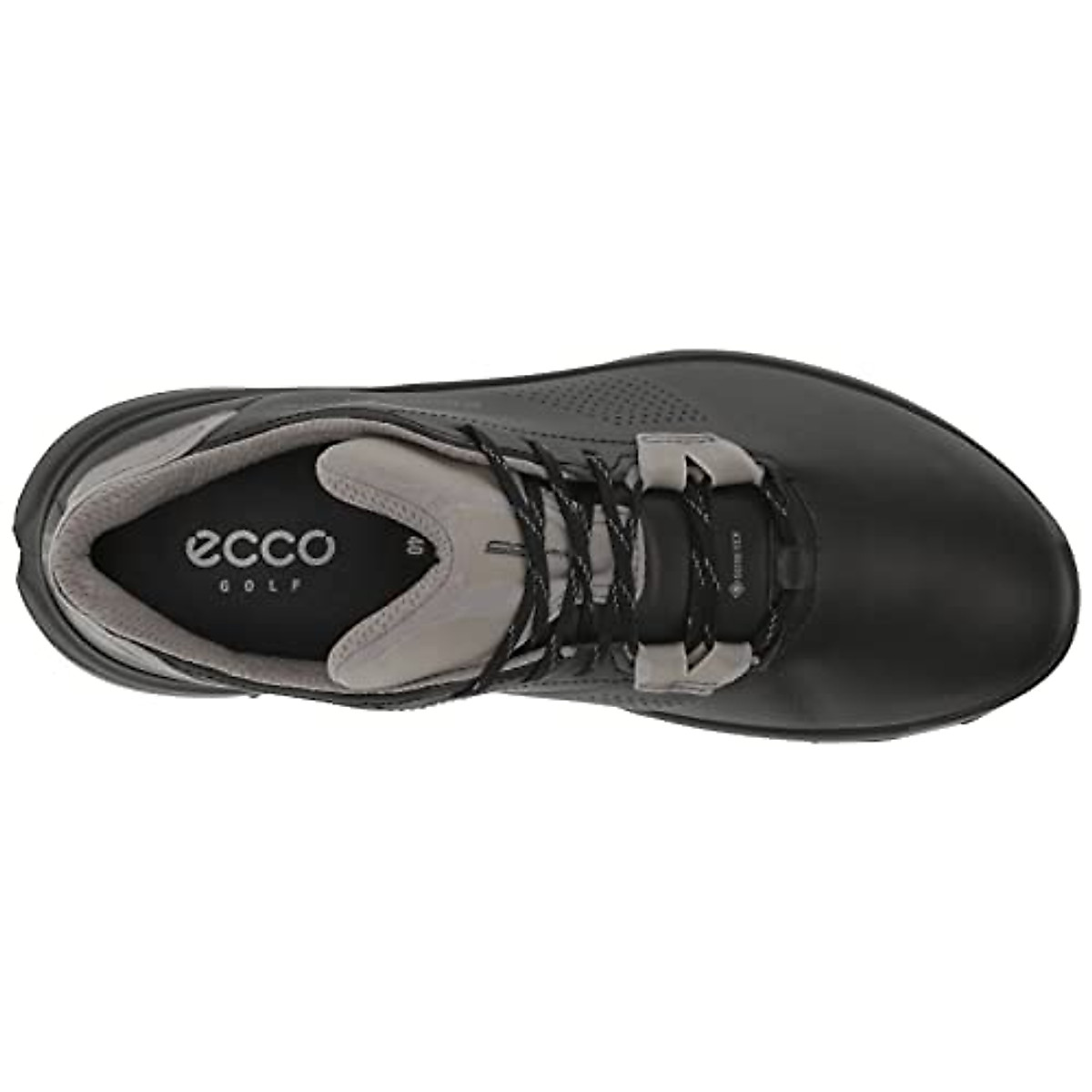 ECCO Men's Biom G5 Gore-TEX Waterproof Golf Shoe, Black/Steel, 13-13.5