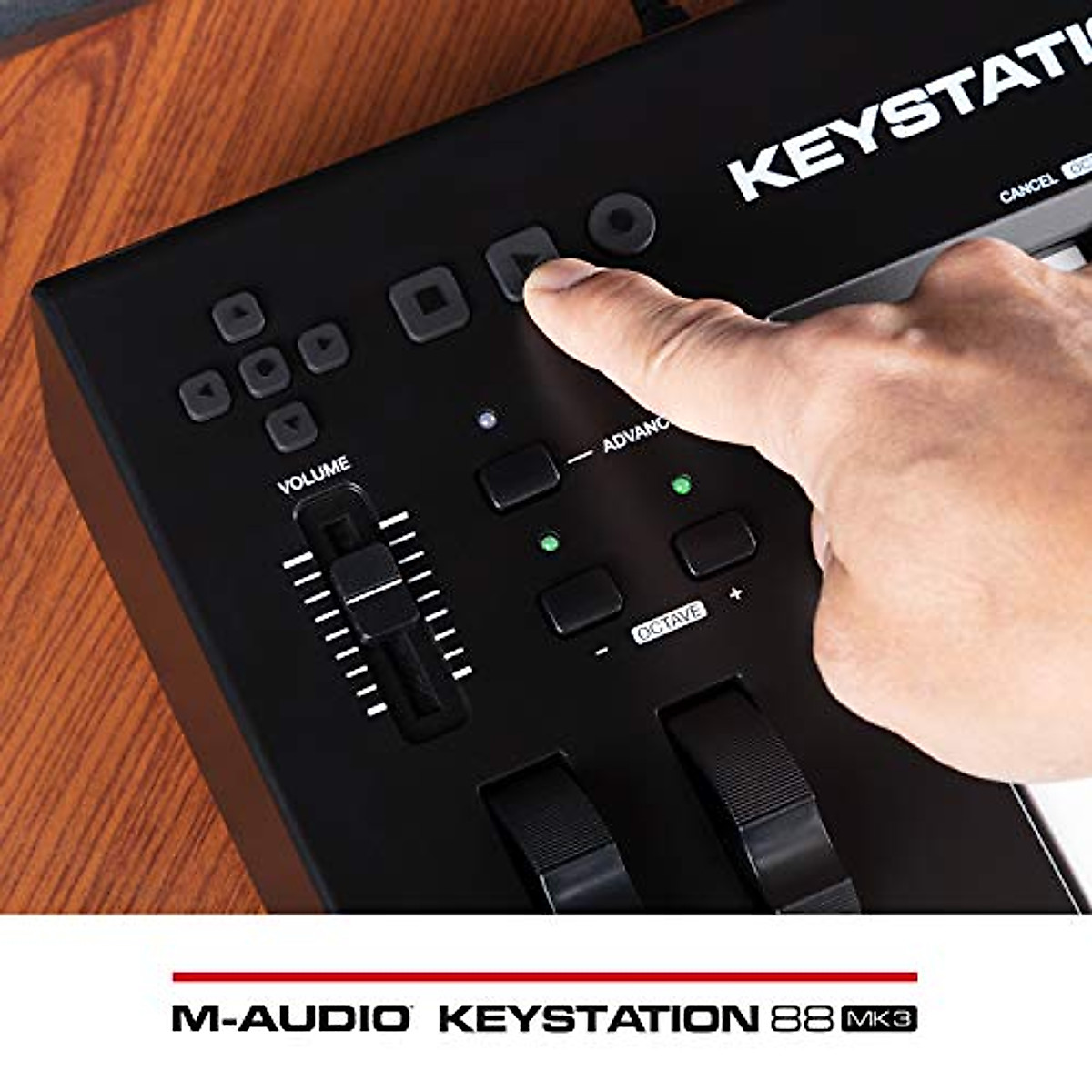 M-Audio Keystation 88 MK3 – 88 Key Semi Weighted MIDI Keyboard Controller for Complete Command of Virtual Synthesizers and DAW parameters