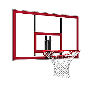 Spalding 44" Shatter-Proof Polycarbonate Backboard & Rim Combo