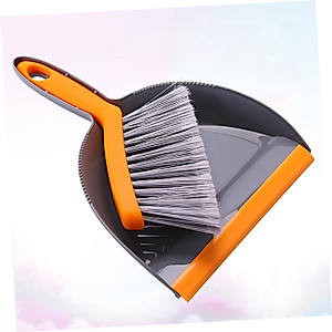 Outanaya Desktop Cleaning Supplies Mini Cleaner Mini Broom Dustpan Mocha Master Cleaner Blow Dryer Comb Attachment Keyboard Cleaning Table Crumb Brush Mini Dustpan Desktop Cleaner Orange