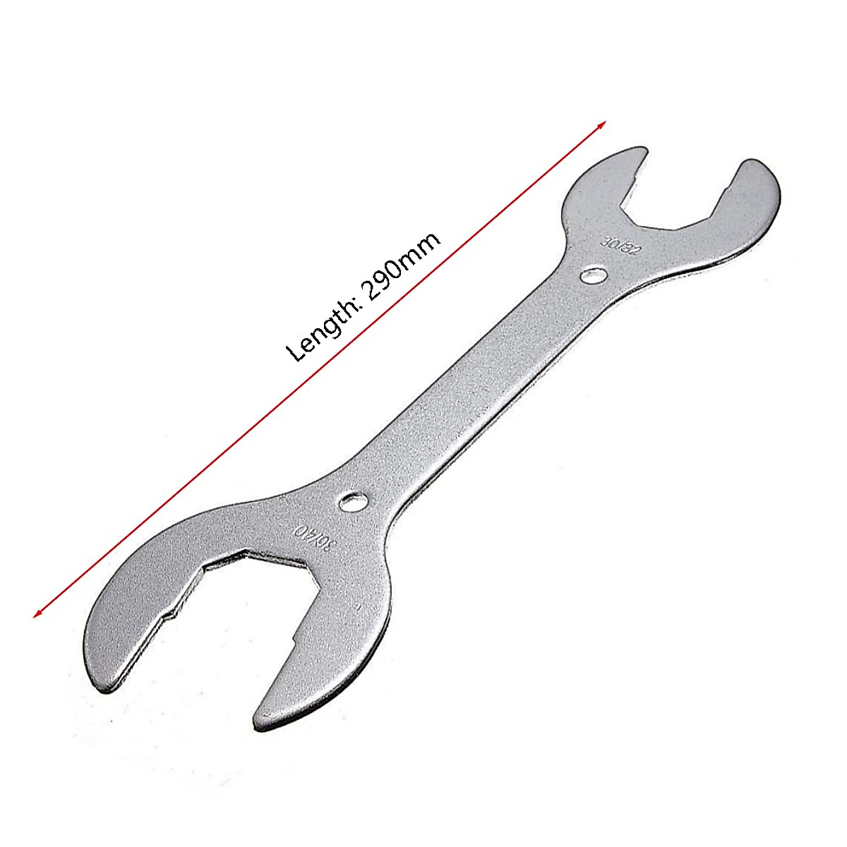 WIROJ Bike Headset Wrench Bicycle Front Fork Wrench Tool 30/32/36/40mm Steel Wrench Spanner for Mountain Bike Road Bike