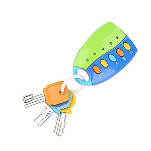 Baby Car Toy Music Function Remote Control Car Baby Toys Functional Safe Adorable Easy Operation Toddler for Kids Toddler Nursery (Blue)