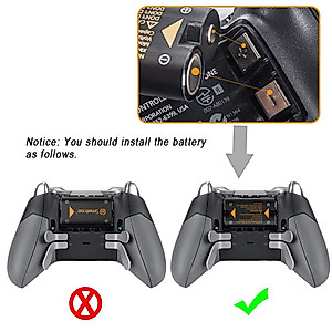 Smatree 2x2600mAh Rechargeable Battery Pack Compatible with Series X|S/Xbox One/Xbox One S/Xbox One X/Xbox One Elite Controller(2 Pack)