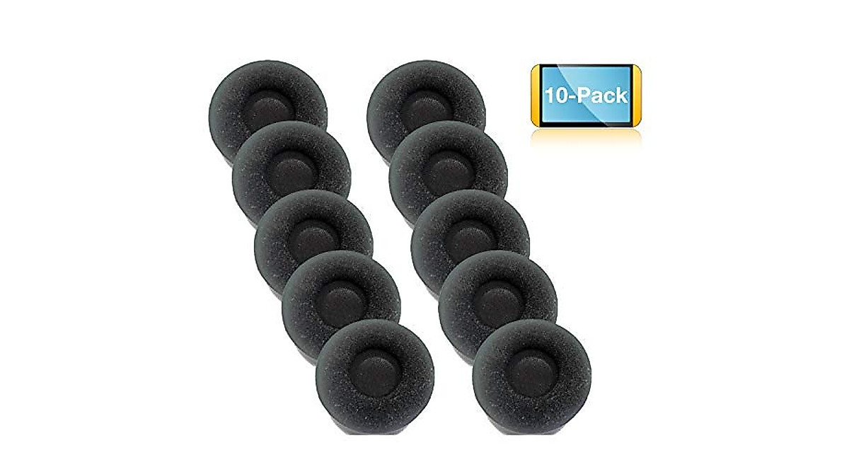 Jabra Foam Ear Cushions - Premium 10 Pack for Headsets
