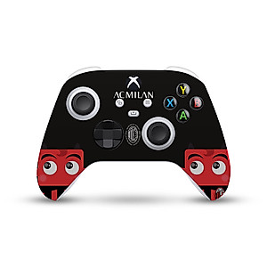 Head Case Designs Officially Licensed AC Milan Mascotte Art Matte Vinyl Sticker Gaming Skin Decal Cover Compatible with Xbox Series X/S Controller