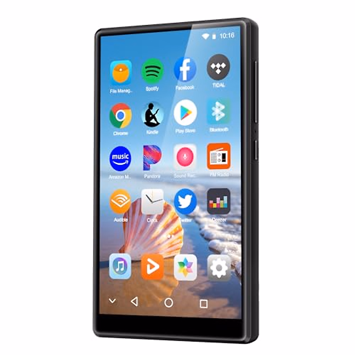 80GB MP3 Player with Bluetooth and WiFi, ZAQE Full Touchscreen Mp4 Mp3 Player with Spotify, Audible, Amazon Music, Android Music Player with Speaker, FM Radio, E-Book, Up to 512 GB