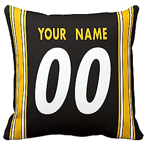 ANTKING Throw Pillow Custom Personalized Any Name and Number for Men Women Boy Gift
