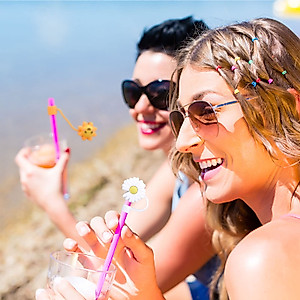 13Pcs Straw Cover, Cute Silicone Straw Covers Cap Straw Toppers for Tumblers, Dust-Proof Drinking Straw Reusable Straw Tips Lids for 6-8 mm, Straw Protectors for Home Kitchen Decor Accessories