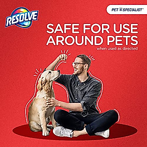 Resolve Pet Specialist Heavy Traffic Foam, Carpet Cleaner, Pet Stain and Odor Remover, 22oz