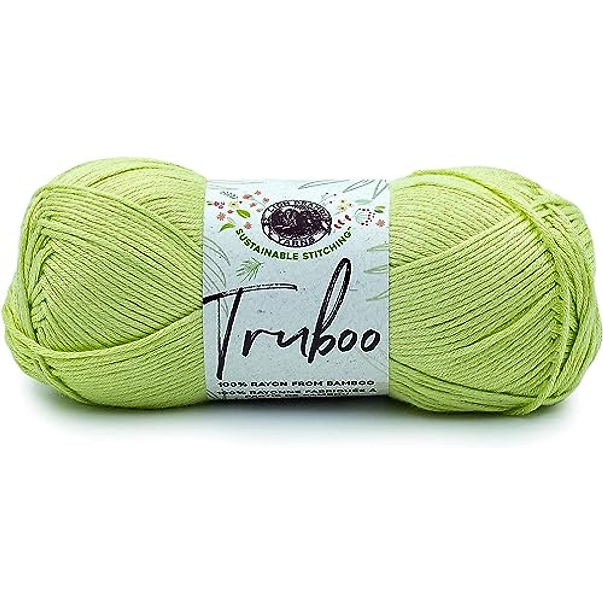 Lion Brand Yarn - Truboo - 6 Pack Assortment with Needle Gauge (Springtime)