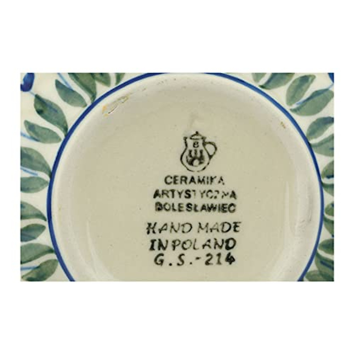 Polish Pottery Bowl 5-inch Water Tulip