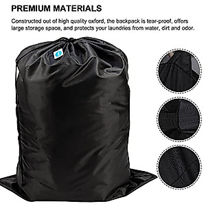 Casaphoria Laundry Bag Backpack xl for College,Travel Dirty Laundry Bag Extra Large for Suitcase,Camping Waterproof Foldable Lightweight Backpack Heavy Duty, Dorm Students Backpack for Luggage