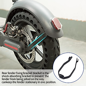 Duraplusio Scooter Rear Fender Compatible with Xiaomi M365 / M365 Pro / 1S / Pro 2 / Essential, Support Mudguard Bracket Fenders Accessory for Xiaomi Electric Scooter