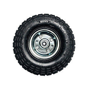 Replacement Hand Truck Tire and Cart Tire (Fits 5/8" Axle)