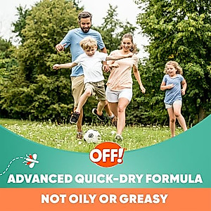 OFF! Family Care Insect & Mosquito Repellent I, Smooth & Dry Bug Spray for the Beach, Backyard, Picnics and More, 2.5 oz. (Pack of 12)