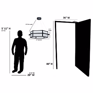 Vivio Lighting LED Hexagon Chandelier Matte Black Light Fixture Entry Way Frosted Glass Ceiling Light Farmhouse Dining Room Bedroom 45W 4000K