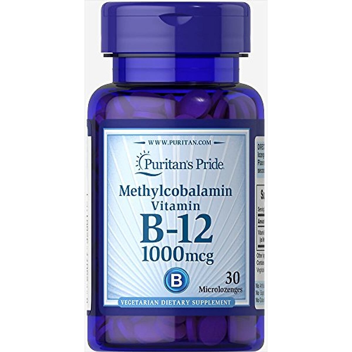 Puritan's Pride Methylcobalamin Vitamin B-12 1000 mcg
