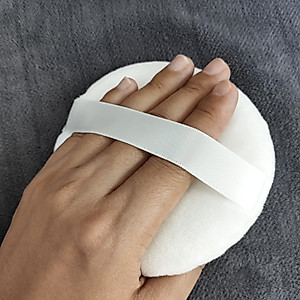 Topwon 5 Inch Powder Puff for Body Baby - Extra Large Jumbo Size Body Powder Puff Dusting Powder Blending & Setting Makeup Foundation (1 Pieces)