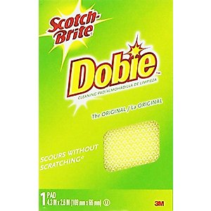 Scotch-Brite Cleaning Pads Dobie (6-Pack) [Packaging May Vary]