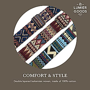 Guitar Strap For Bass, Electric & Acoustic Guitar, Strap Locks Included (Ruby), One Size (LMR00_02)